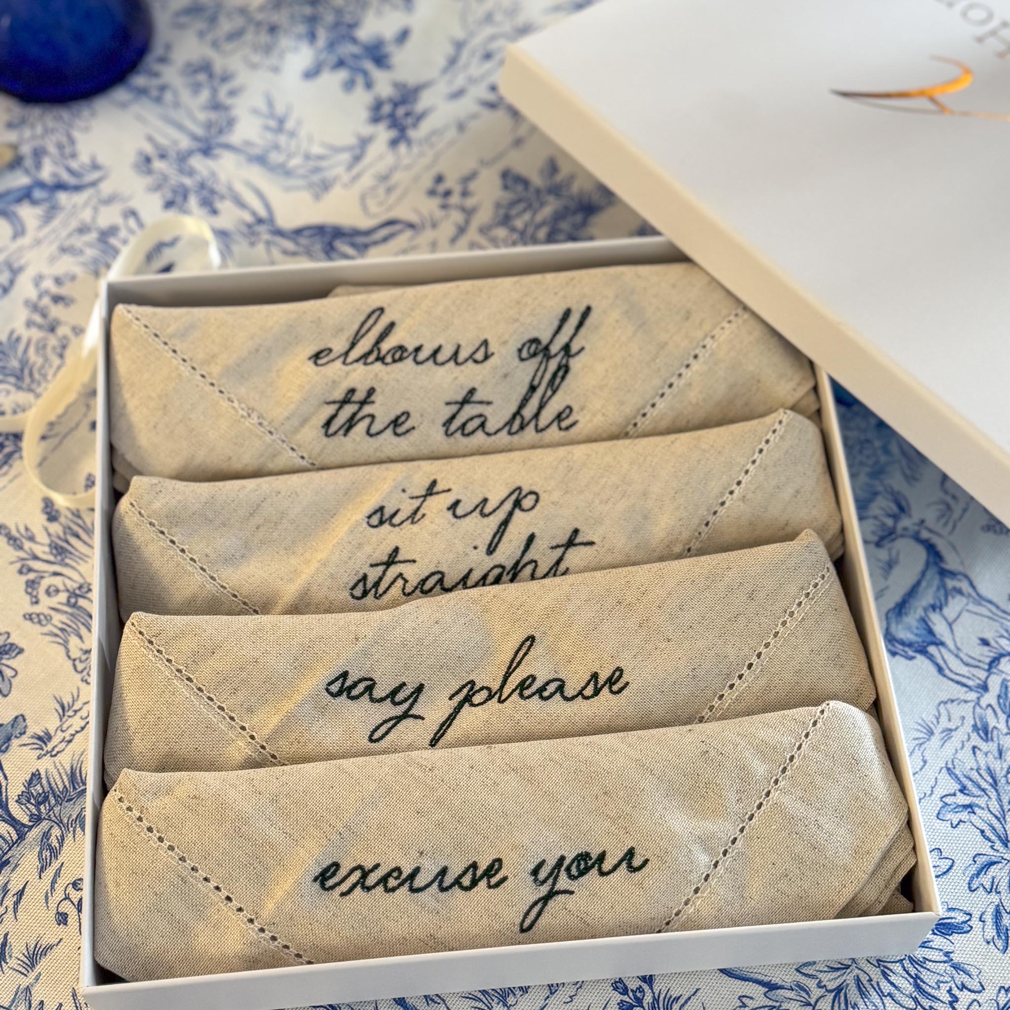 Cotton Napkins Collection | Luxury Napkins | Avalon Home UK