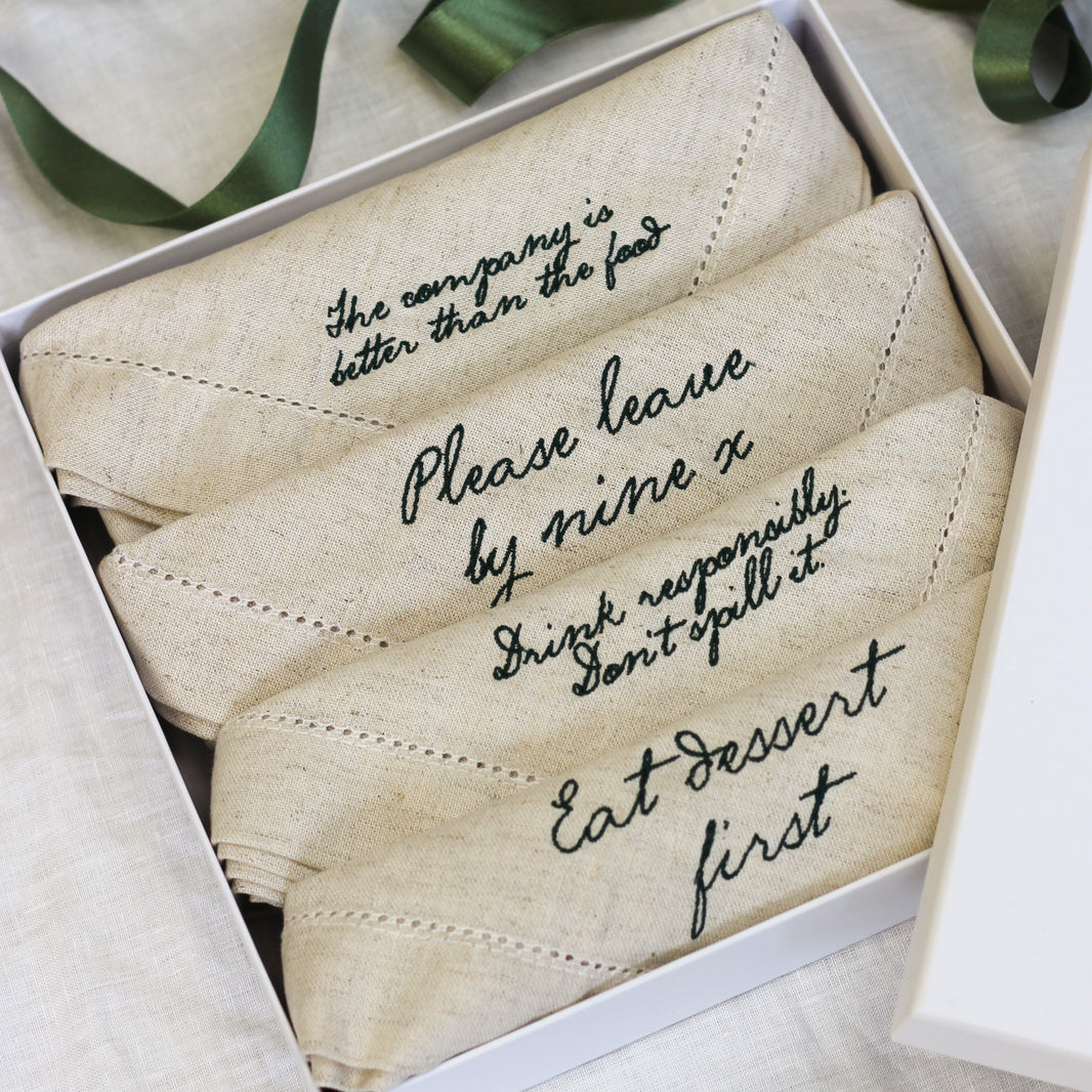 Cotton Napkins Collection | Luxury Napkins | Avalon Home UK