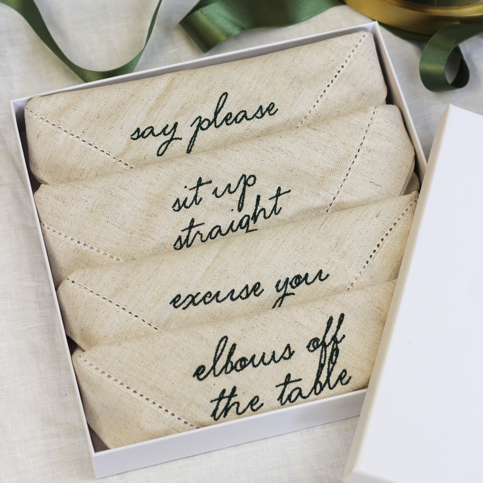 Cotton Napkins Collection | Luxury Napkins | Avalon Home UK